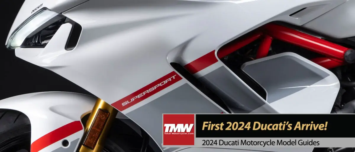 First 2024 Ducati Motorcycle's Arrive! • Total Motorcycle