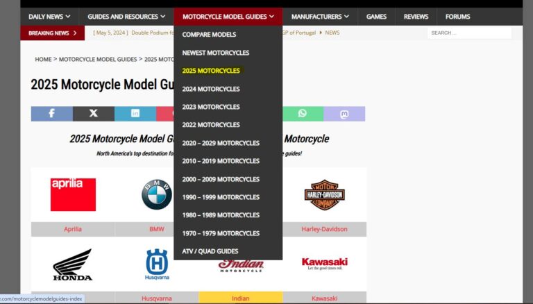 Total Motorcycle's 2025 Motorcycle Model Guides Filling up! | Total ...
