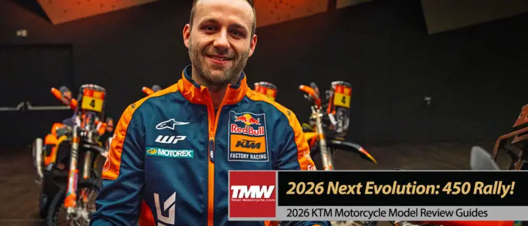 The Next Evolution: 2026 KTM 450 Rally Motorcycles! | Total Motorcycle